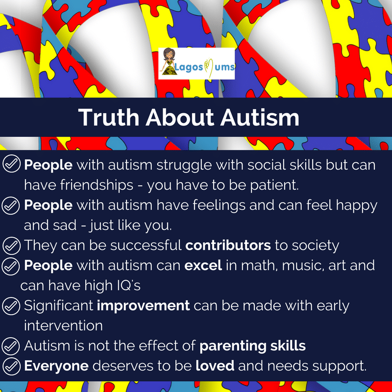 Seven Things To Know About Autism - LagosMums