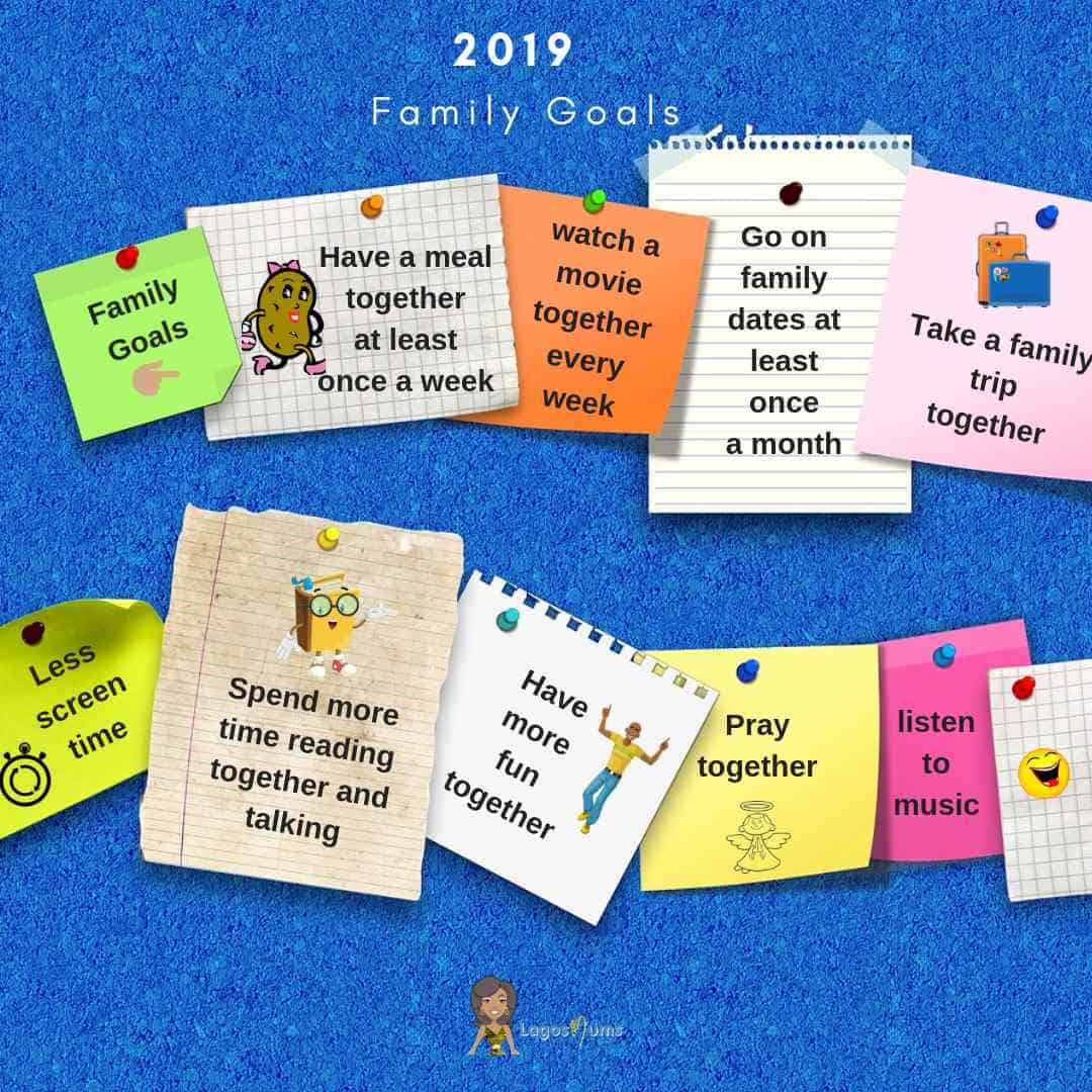 Tips For Setting Family Goals - LagosMums