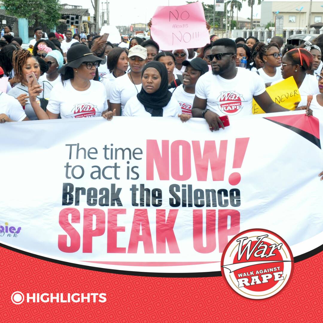 Hundreds Protest, Walk Against Rape In Lagos - LagosMums